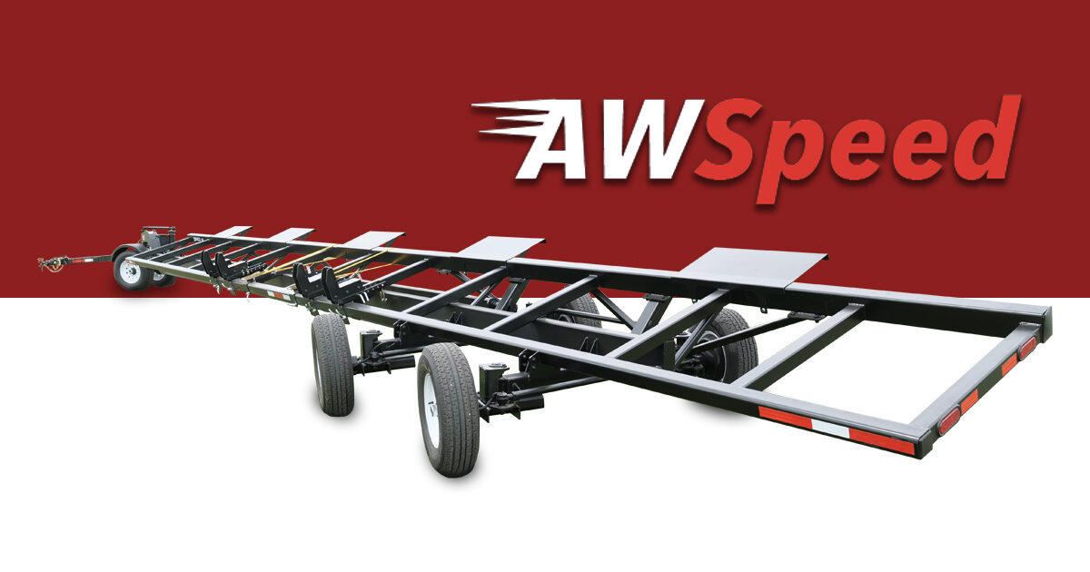 All Wheel Steer Combine Header Transport Trailers | Demco Products